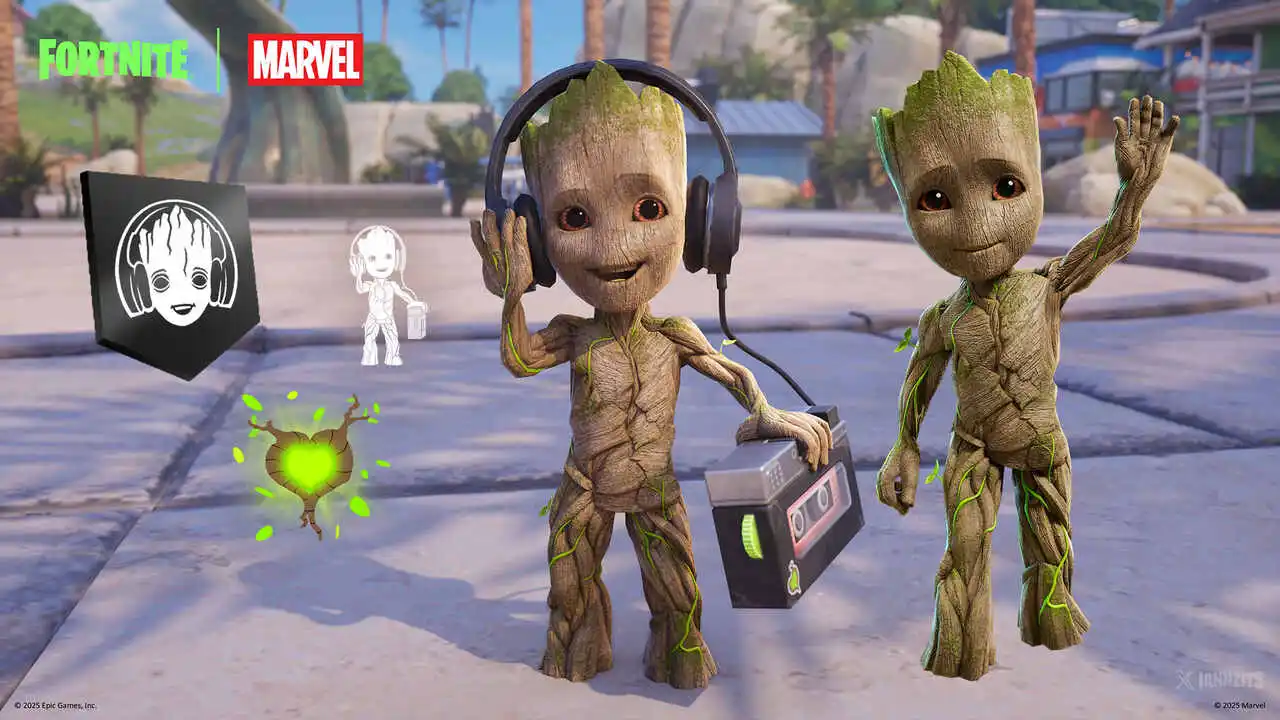 Groot no Fortnite: confira as novas skins e o mascote de cinema ...