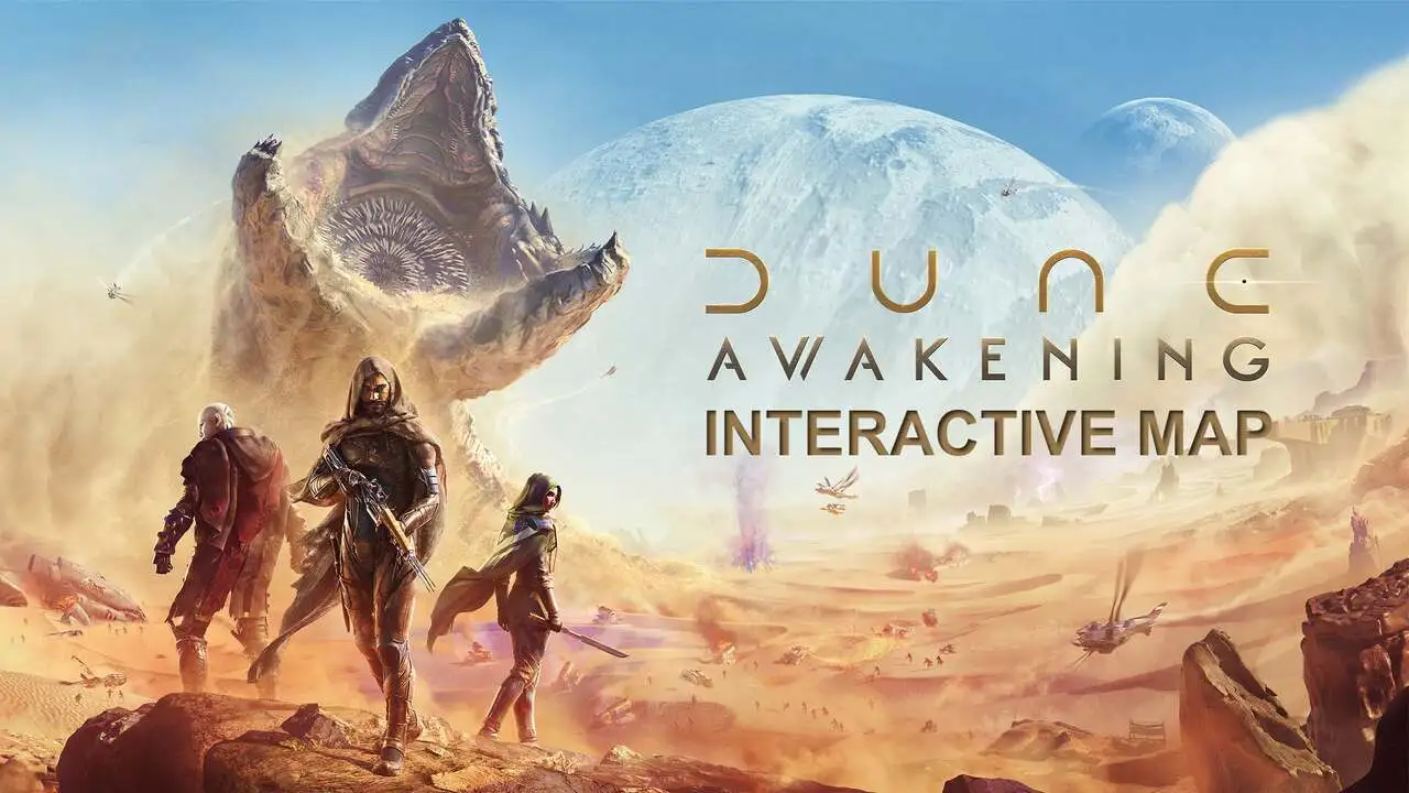 Dune Awakening interactive map for lag-free survival | ExitLag News